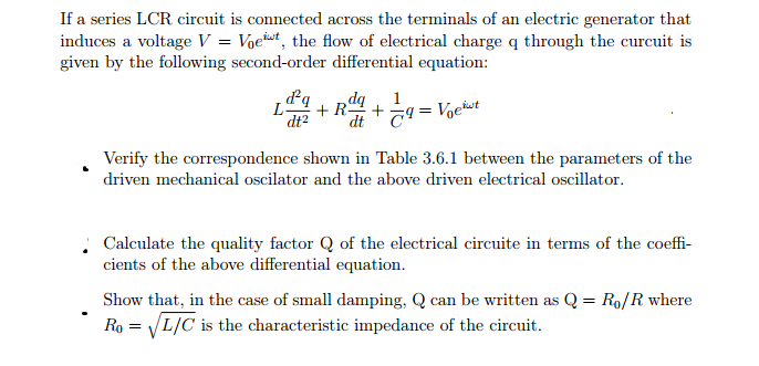 Solved If a series LCR, circuit is connected across the | Chegg.com