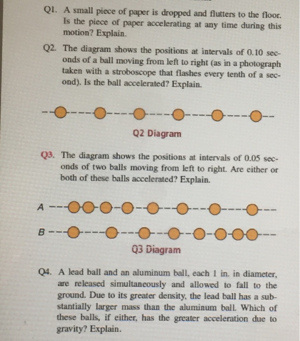 Solved Basic Concepts Of Physics Chapter 3 Falling Objects