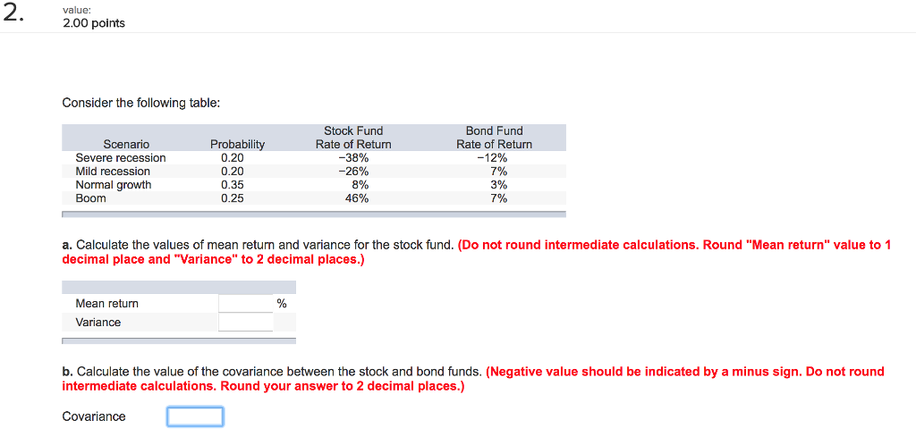 Solved Consider the following table: a. Calculate the | Chegg.com