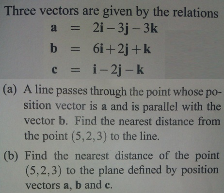 Solved Three vectors are given by the relations a = 2i - 3j | Chegg.com