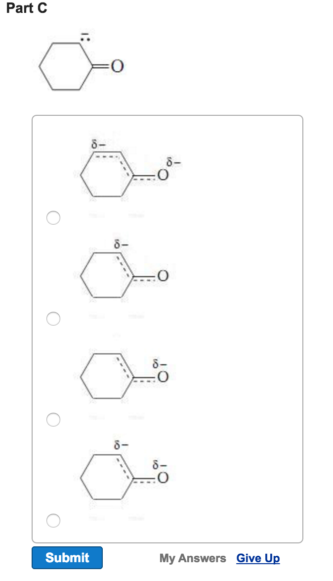 Solved Part A CH3C-CH CHCH CH3 CH3C- CH- CHCH3 CH3 6+ CH3C- | Chegg.com