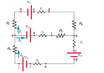 Solved Apply the loop rule to loop akledcba in the figure | Chegg.com