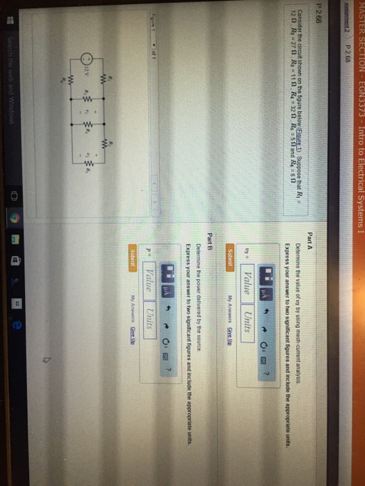 Solved Consider the circuit shown on the figure below | Chegg.com