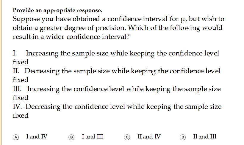 Solved Provide An Appropriate Response Suppose You Have