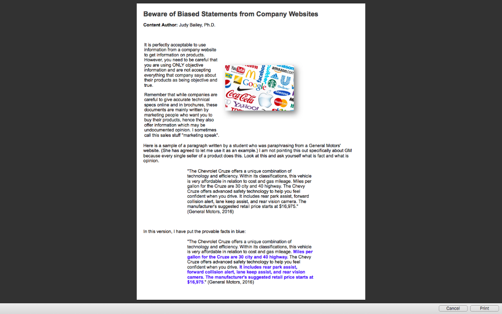 Discussion - Selecting "High-Quality" Sources | Chegg.com