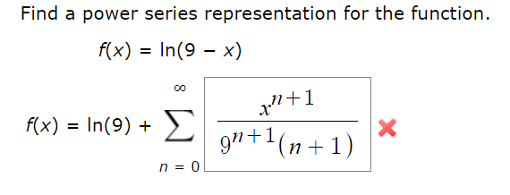 Solved Find a power series representation for the function. | Chegg.com