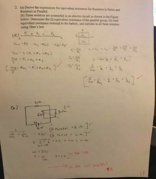 Solved 2. (a) Derive the expressions for equivalent | Chegg.com