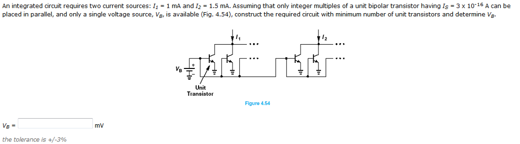 Solved An integrated circuit requires two current sources: | Chegg.com