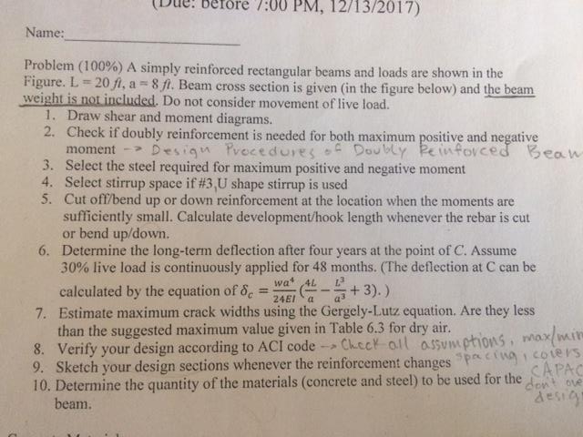 Solved Select Fy & Fu for steel and Fy & F'c for concrete | Chegg.com