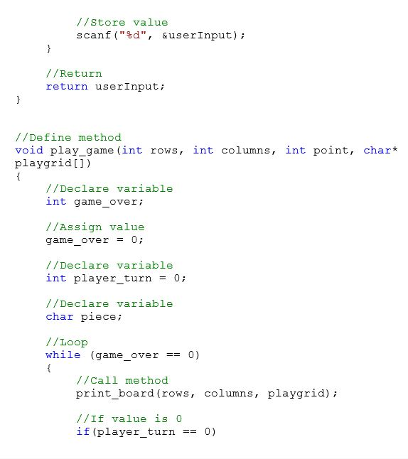 Solved C Programming Write Some Code To Implement The Game 1 Answer Transtutors 