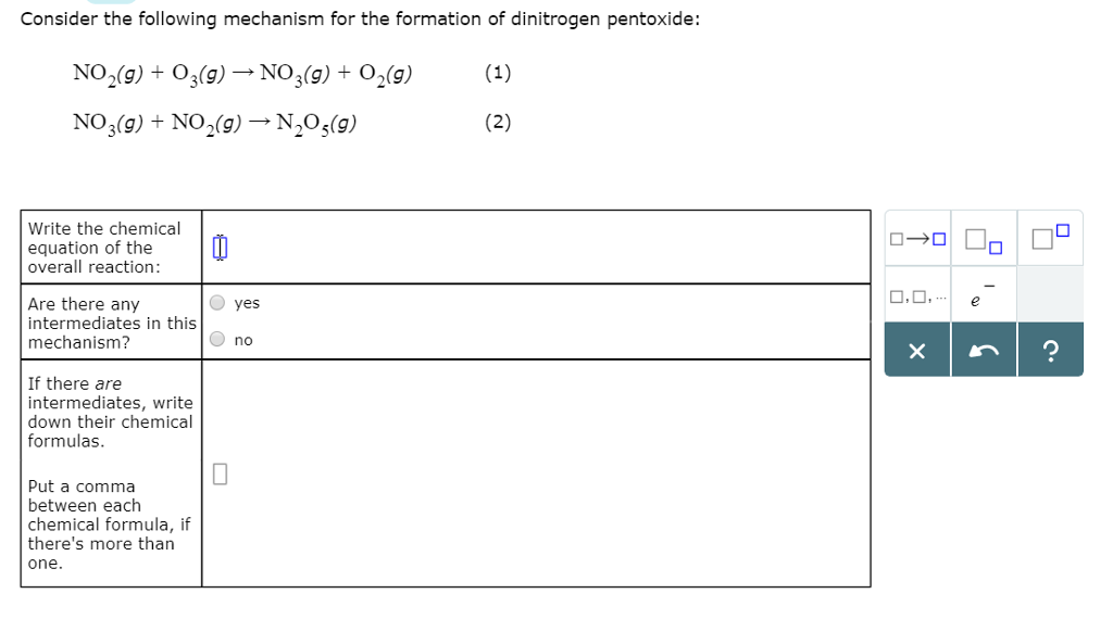 Solved Consider the following mechanism for the formation of | Chegg.com