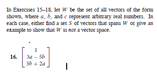 Solved In Exercises 15-18. let W be the set of all vectors | Chegg.com