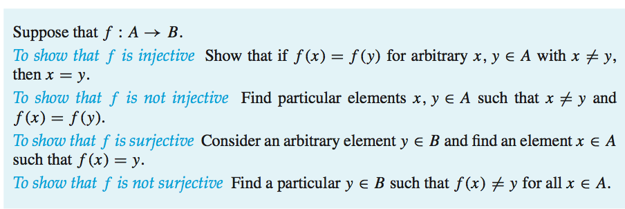 Solved Suppose that f: A rightarrow B. To show that f is | Chegg.com