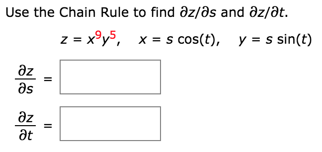 Solved Use the Chain Rule to find dw/dt. w = ln(V x2 + y2 + | Chegg.com