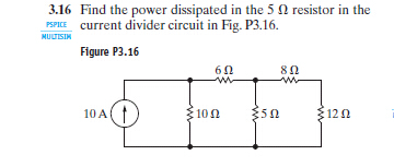 Solved Find the power dissipated in the 5 ohm resistor in | Chegg.com