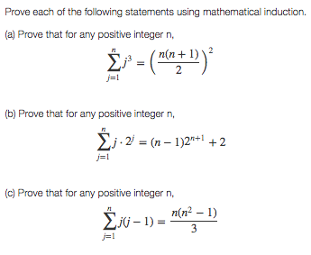 Solved Prove each of the following statements using | Chegg.com