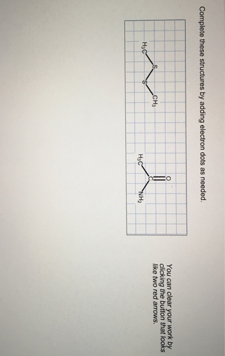 Solved Complete these structures by adding electron dots as | Chegg.com
