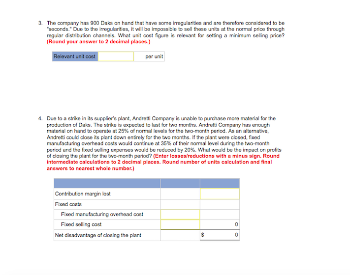Solved Problem 10-18A Relevant Cost Analysis in a Variety of | Chegg.com