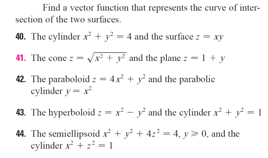 Solved Find a vector function that represents the curve of | Chegg.com