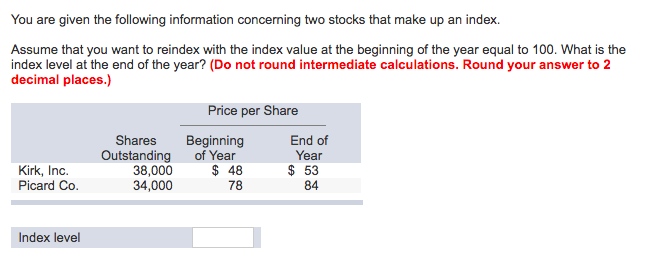 Solved Assume that you want to reindex with the index value | Chegg.com