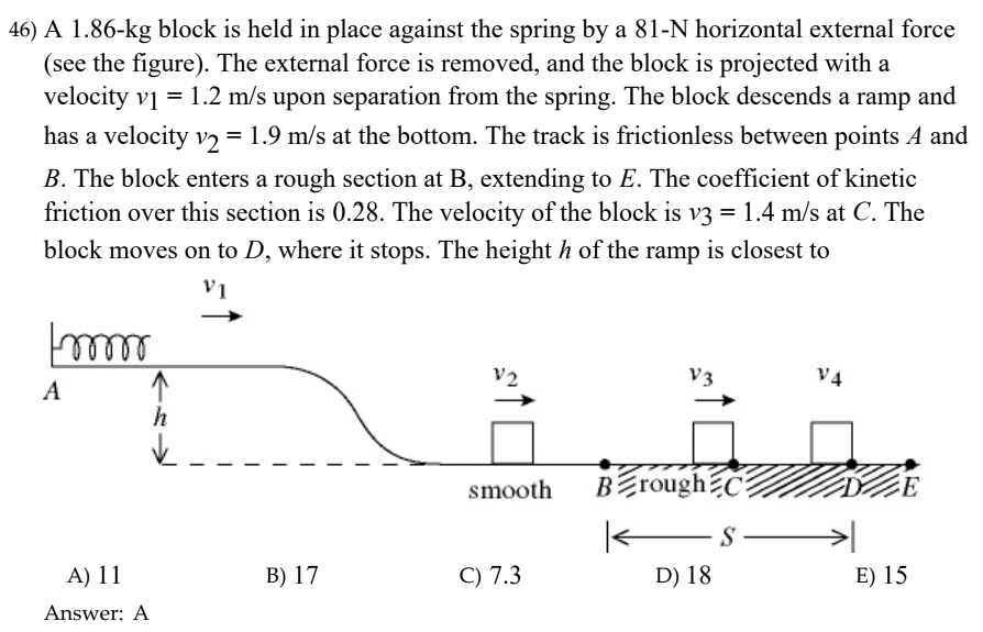 Solved 44) An 0.80-kg block is held in place against the | Chegg.com Solved 44) An 0.80-kg block is held in place against the | Chegg.com