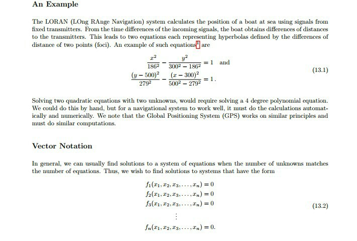 Solved An Example The LORAN (LOng RAnge Navigation) system | Chegg.com