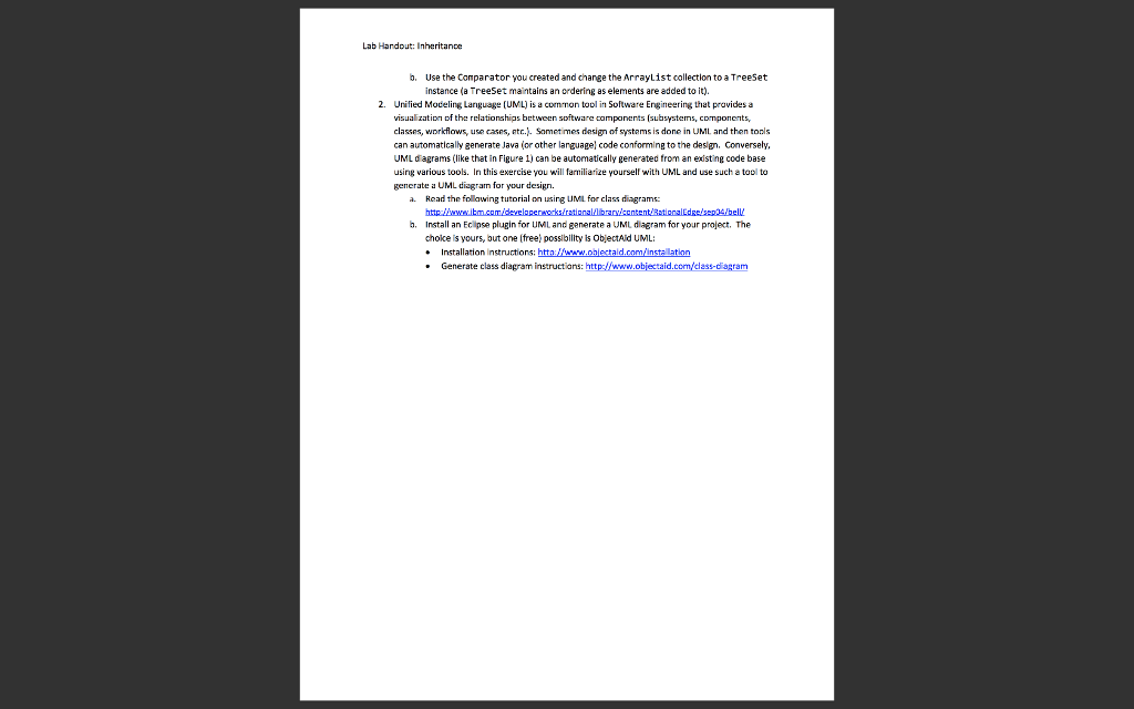 Solved Lab Handout: Inheritance CSCE 156- Lab: Inheritance | Chegg.com