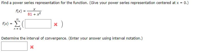 Solved Find a power series representation for the function. | Chegg.com