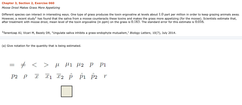 Solved Chapter 3, Section 2, Exercise 060 Moose Drool Makes | Chegg.com