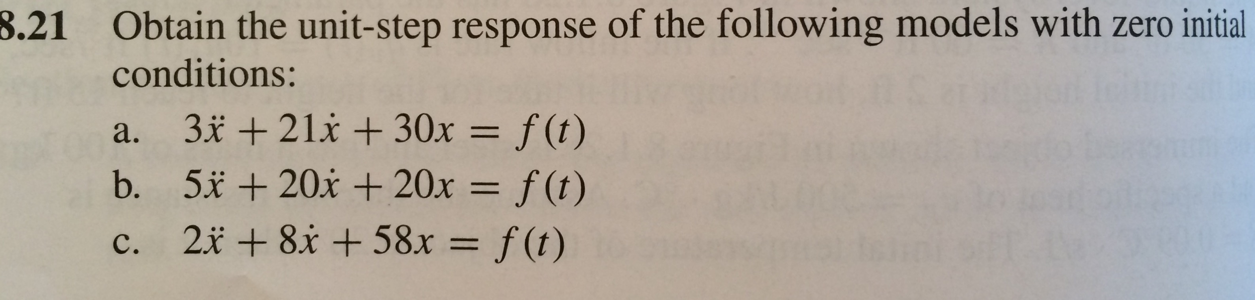 3.21 Obtain the unit-step response of the following | Chegg.com