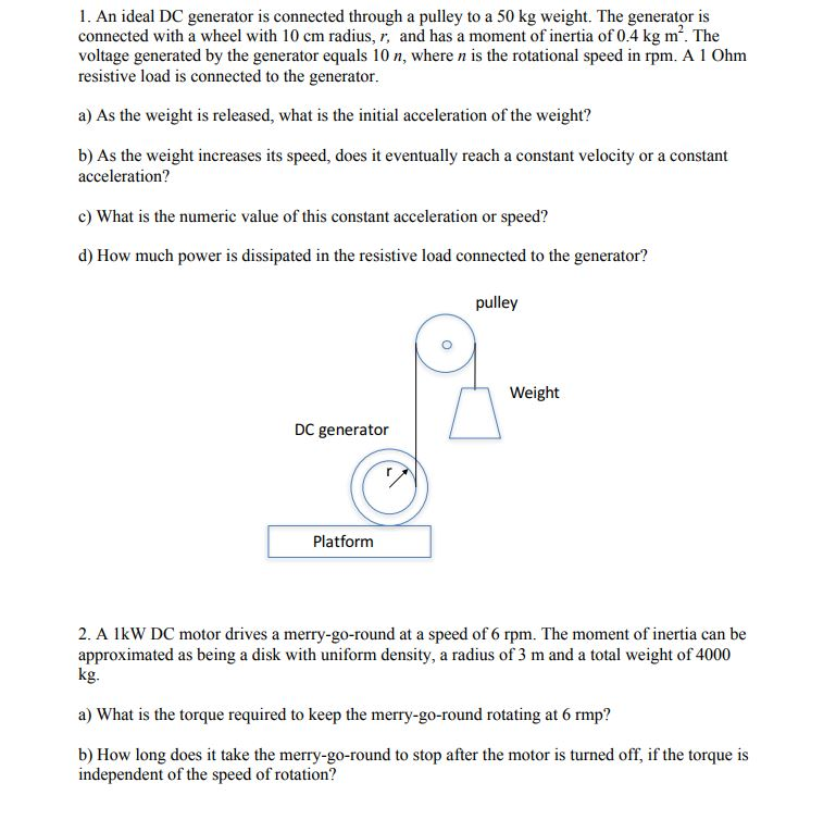 Solved connected with a wheel with 10 cm radius, r, and has | Chegg.com