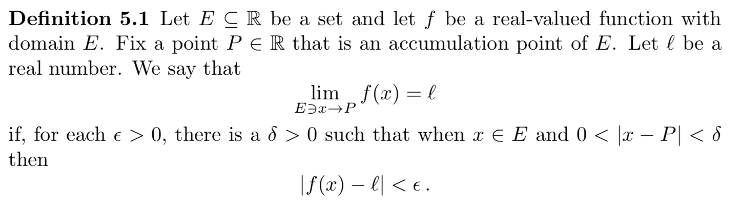 Solved Use the definition explicitly to find the limit at 2 | Chegg.com