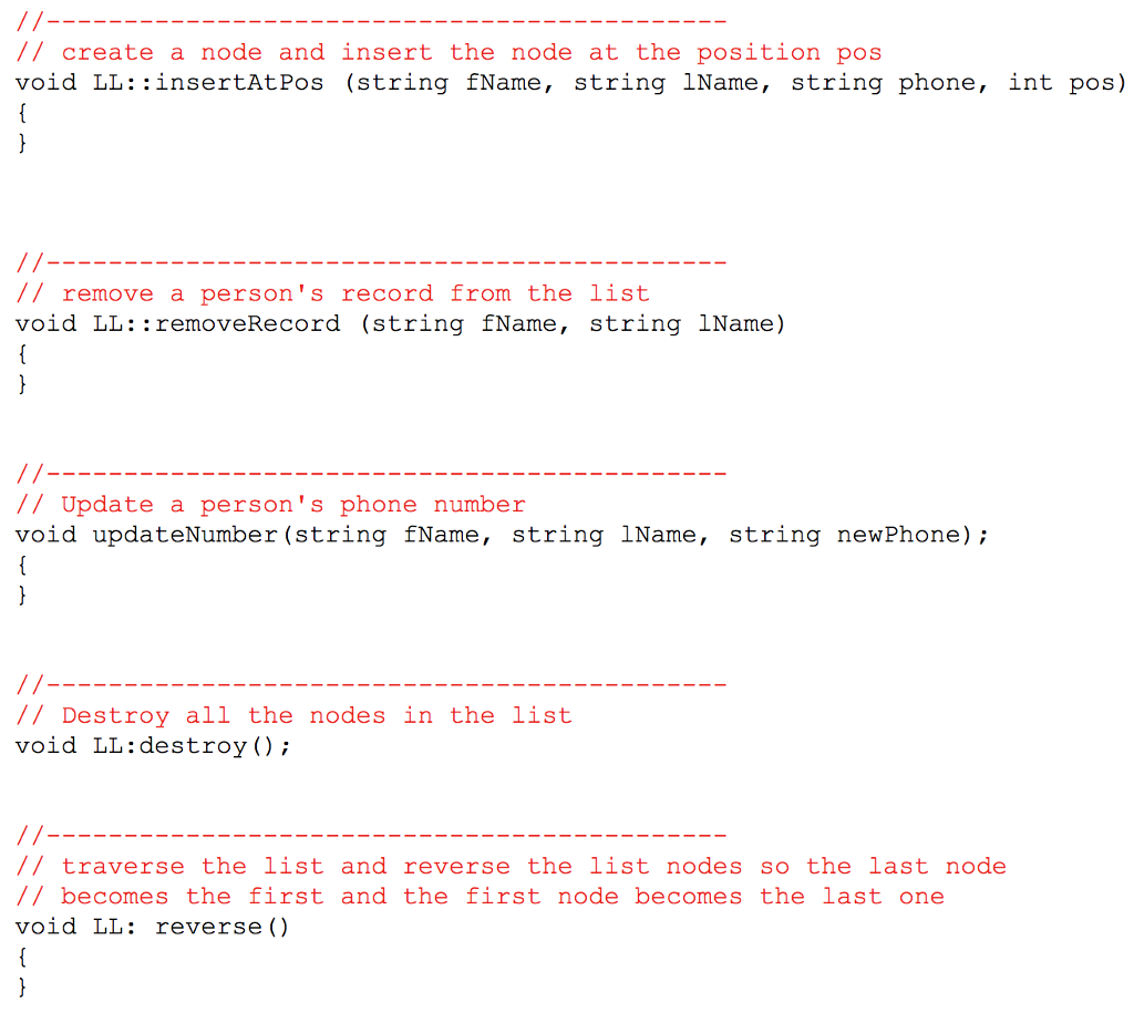 Solved #include #include using namespace std; class LL | Chegg.com