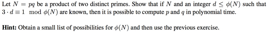 Solved Let N-M be a product of two distinct primes. Show | Chegg.com