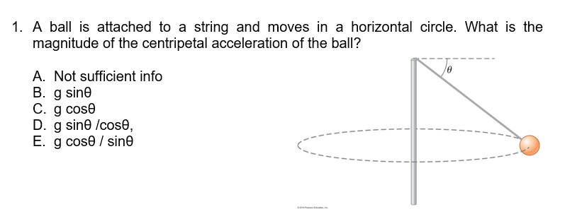 Solved A ball is attached to a string and moves in a | Chegg.com