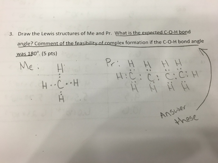 Solved Draw the Lewis structures of Me and Pr. What is the | Chegg.com
