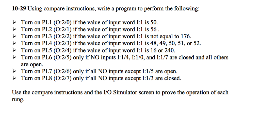 Solved 10-29 Using compare instructions, write a program to | Chegg.com