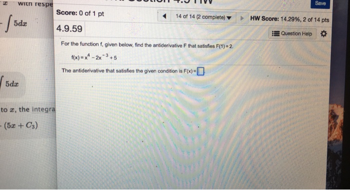 Solved For the function f, given below, find the | Chegg.com