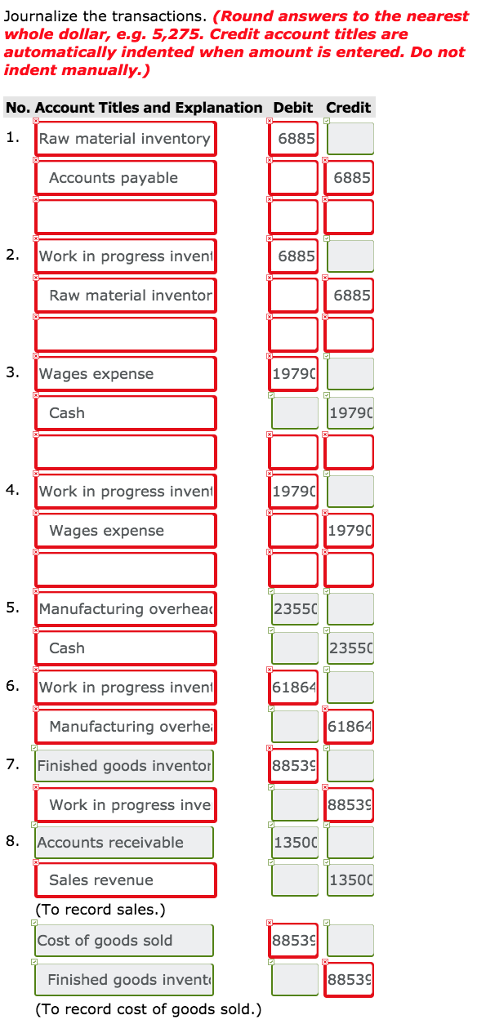 Solved Problem 23-6A (Part Level Submission) Jorgensen | Chegg.com