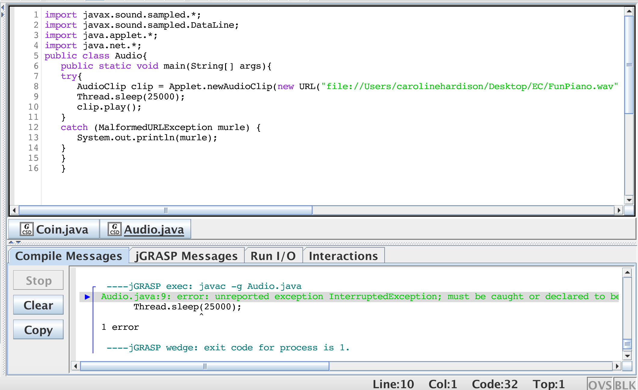 Solved 1 import javax. sound. sampled. 2 import javax. | Chegg.com Solved 1 import javax. sound. sampled. 2 import javax. | Chegg.com