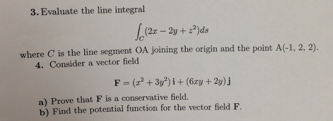 Solved Evaluate the line integral where C is the line | Chegg.com