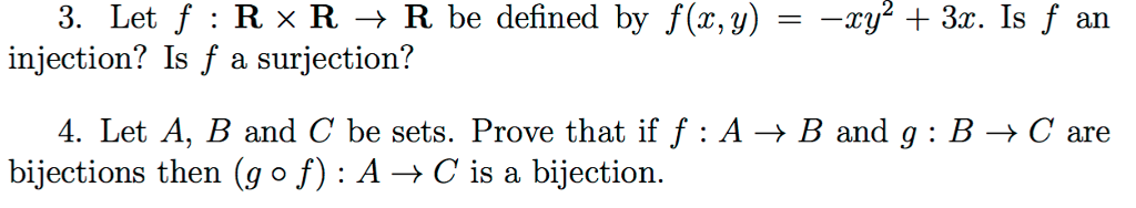 Solved Let f: R times R rightarrow R be defined by f (x, y) | Chegg.com