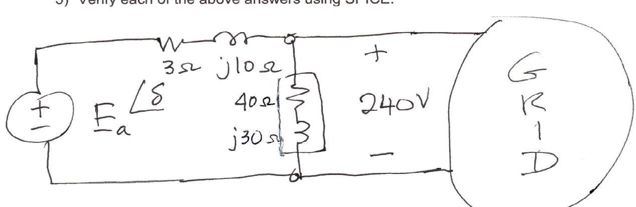 Consider a 2.5 kVA, 60 Hz, 415V,3-phase generator | Chegg.com