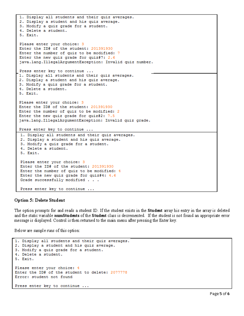 Solved Consider a Student class that has: private static int | Chegg.com