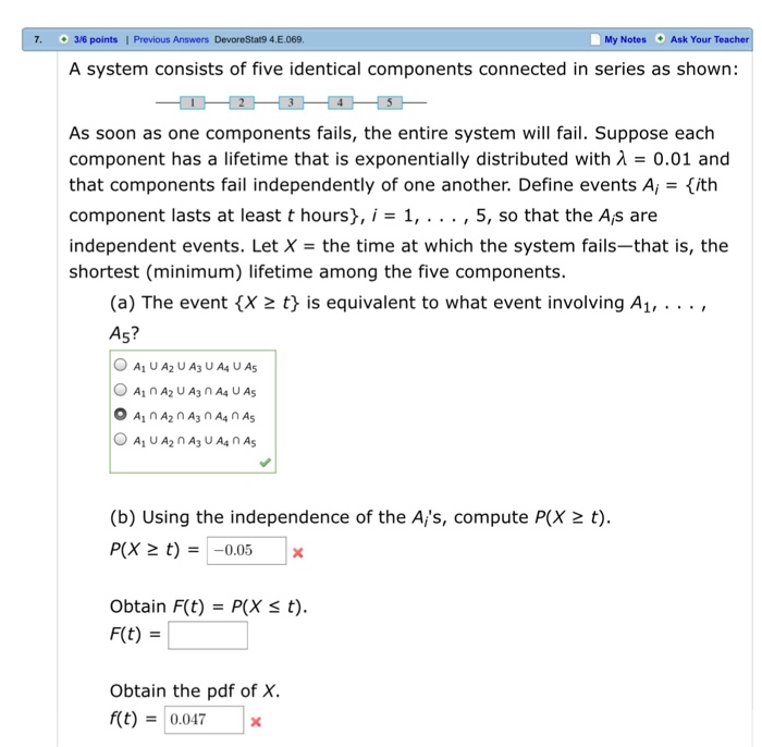 Solved 7 O 3 6 Points I Previous Answers Devorestat9 4