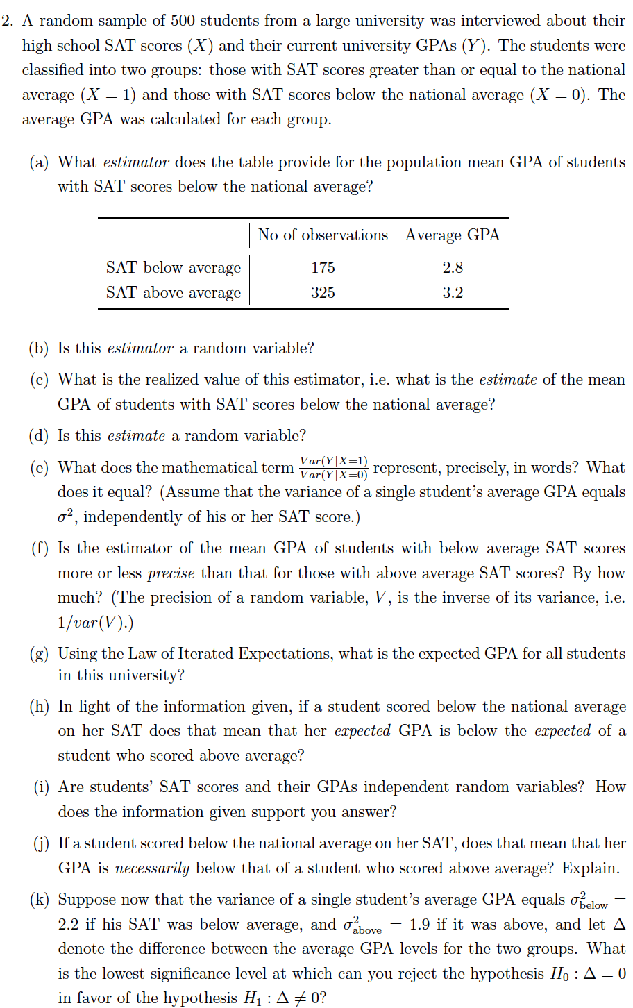 A random sample of 500 students from a large | Chegg.com