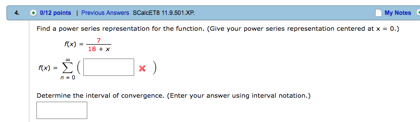 Solved 4?6 0/12 points ! Previous Answers SCalcET8 11.9.50 | Chegg.com