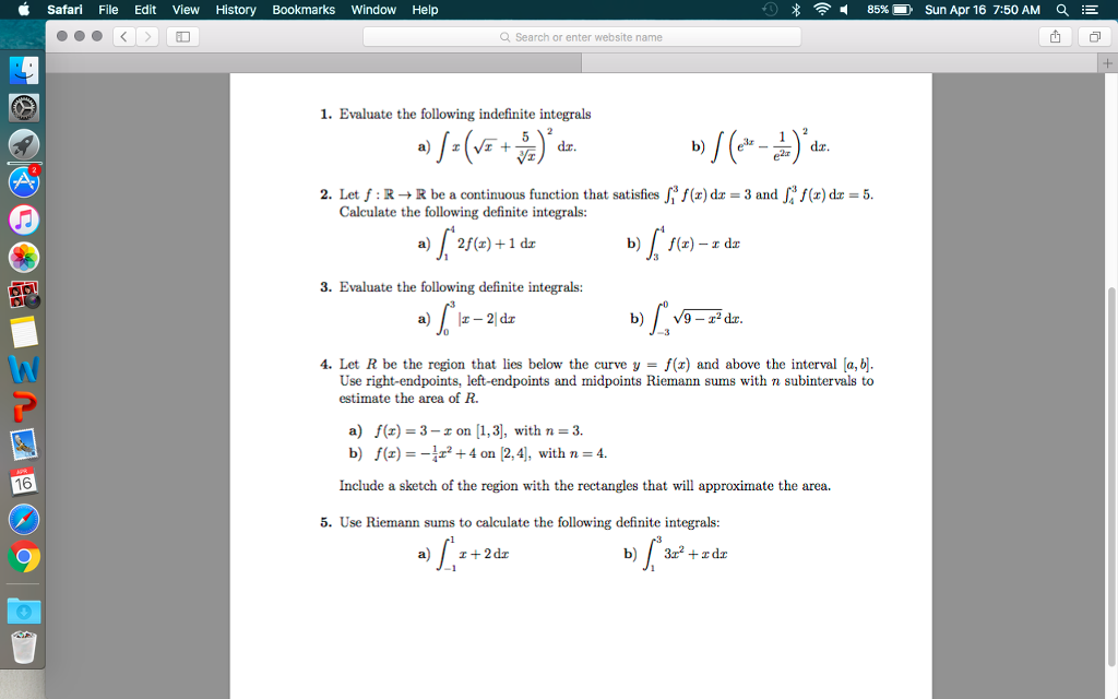 Solved Evaluate the following indefinite integrals a) | Chegg.com