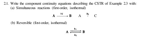 Solved Write the component continuity equations describing | Chegg.com
