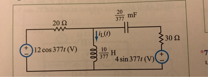 Solved 3.a Determine the Phasor representation of the given | Chegg.com